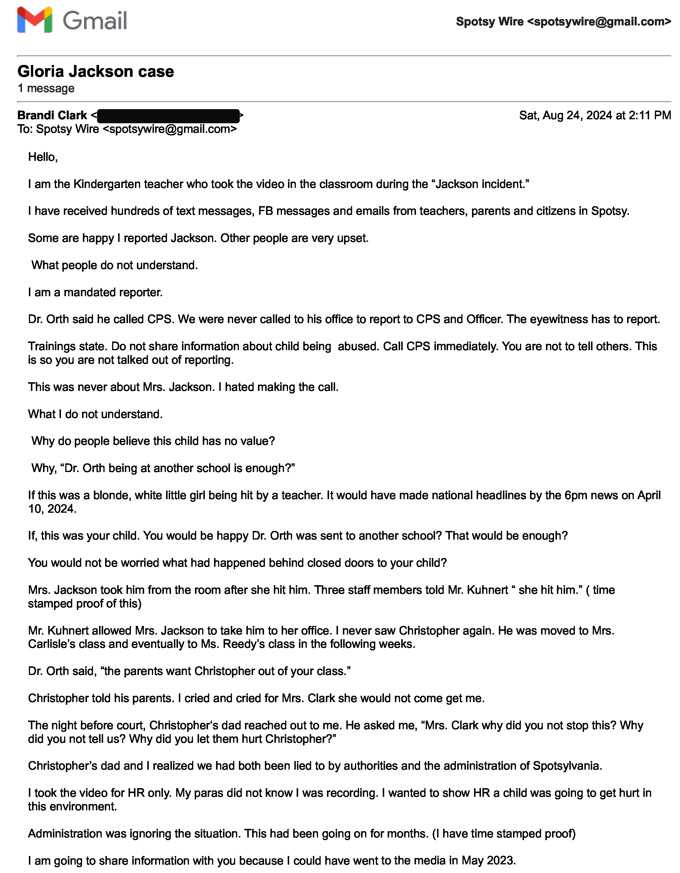 The Coverup, Brandi Clark In Her Own Words – The Spotsy Wire